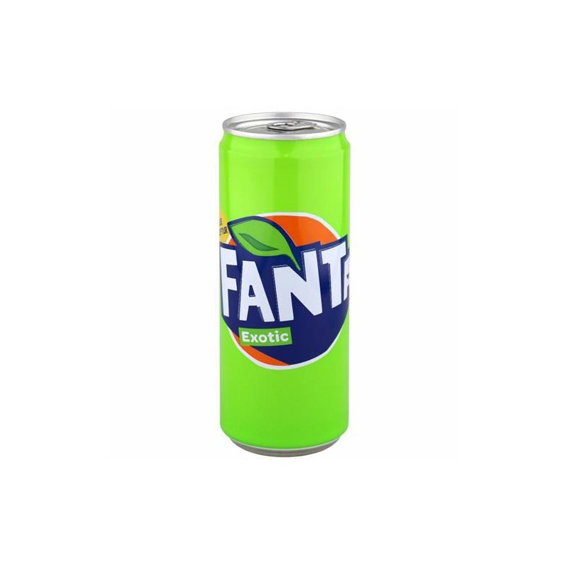 Fanta Exotic can 0,33 – buy online now! Coca Cola – German Soft drink ...