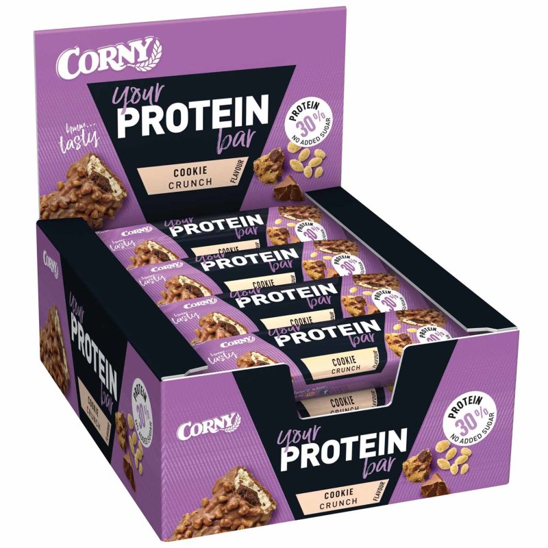 Corny Your Protein Bar - Cookie Crunch 45g – buy online now! Schwarta ...