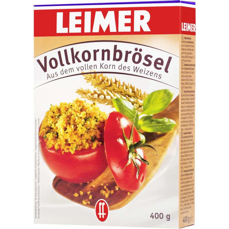 Leimer Whole Grain Bread Crumbs 400 g – buy online now! LEIMER KG – G ...