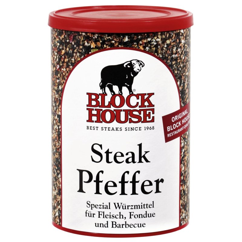Block House Steak Pepper 200g – buy online now! Block House – German ...
