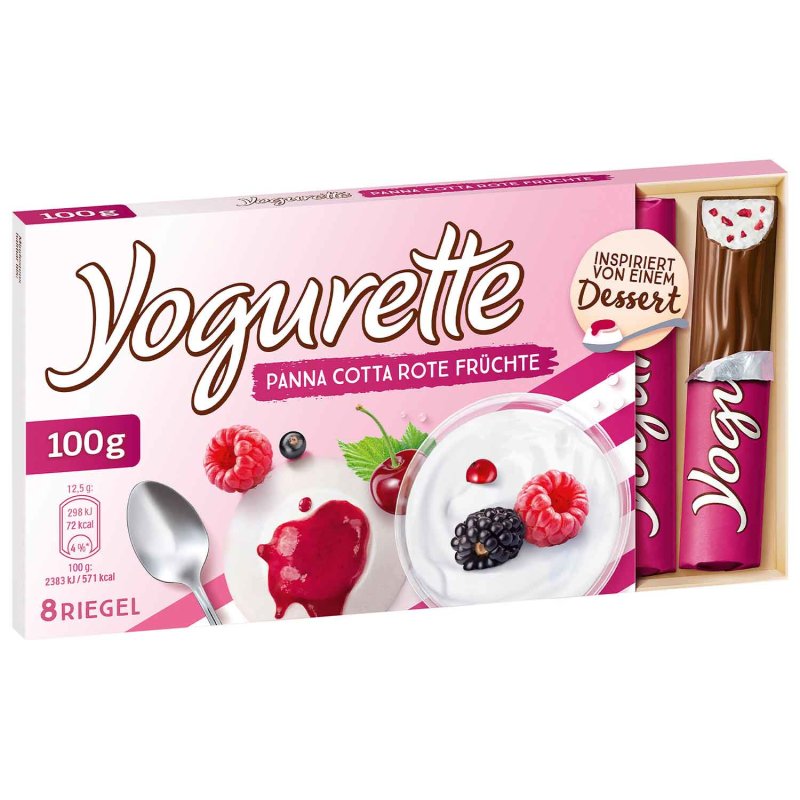 Yogurette Panna Cotta Rote Früchte - limited edition – Jetzt bestelle ...